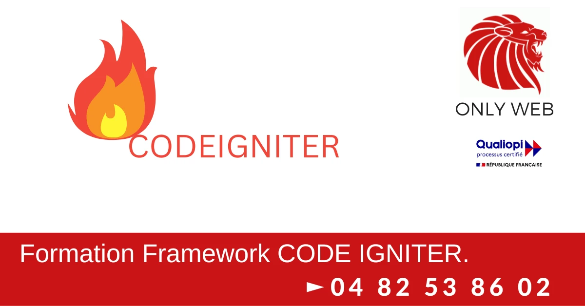 Formation Framework CODE IGNITER (Débutant) - ONLYWEB Formation: en ...